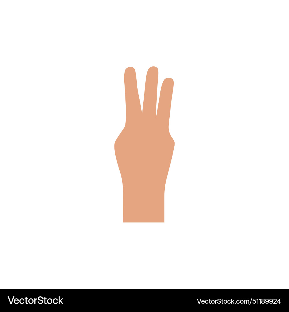Hand gesture symbol Royalty Free Vector Image - VectorStock