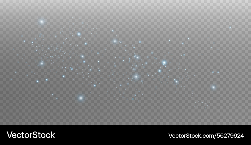 Sparkling glimmering blue glitter effects perfect Vector Image