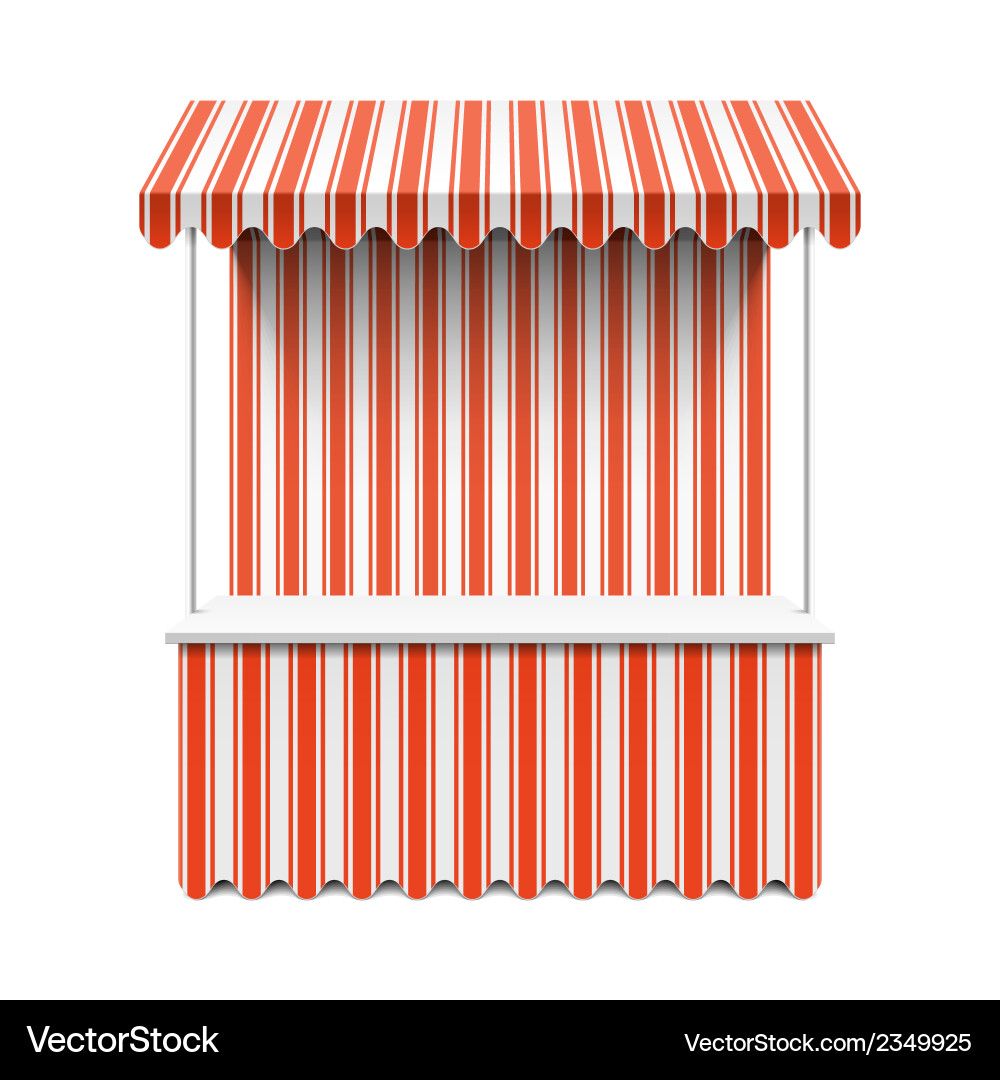 Market stall Royalty Free Vector Image - VectorStock