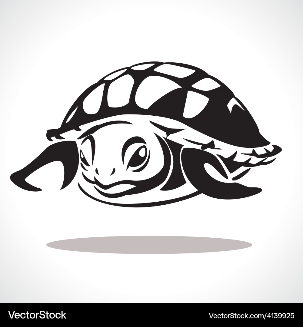 Turtle 2 Royalty Free Vector Image - VectorStock