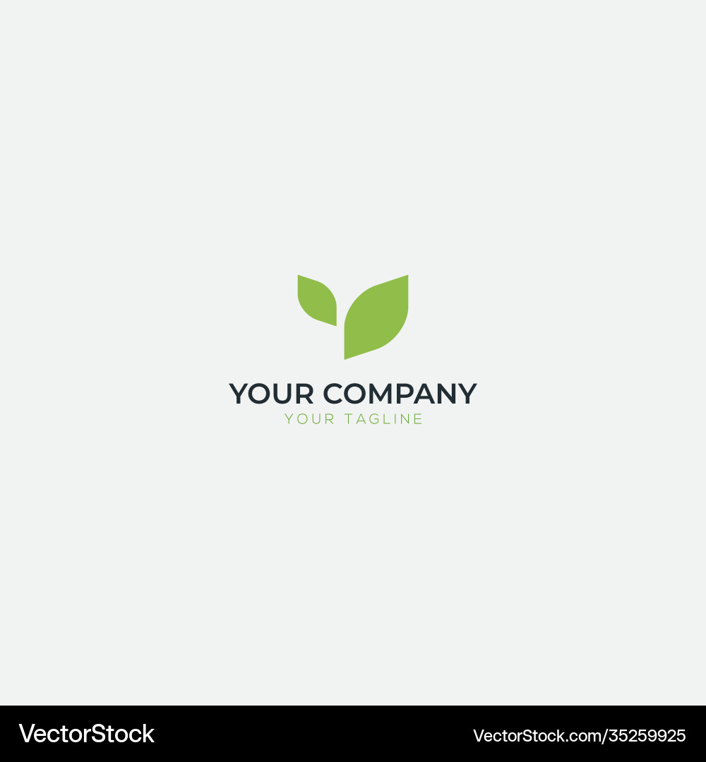 Two Leaves Logo Two Leaves Logo Vectors Download Free High Quality