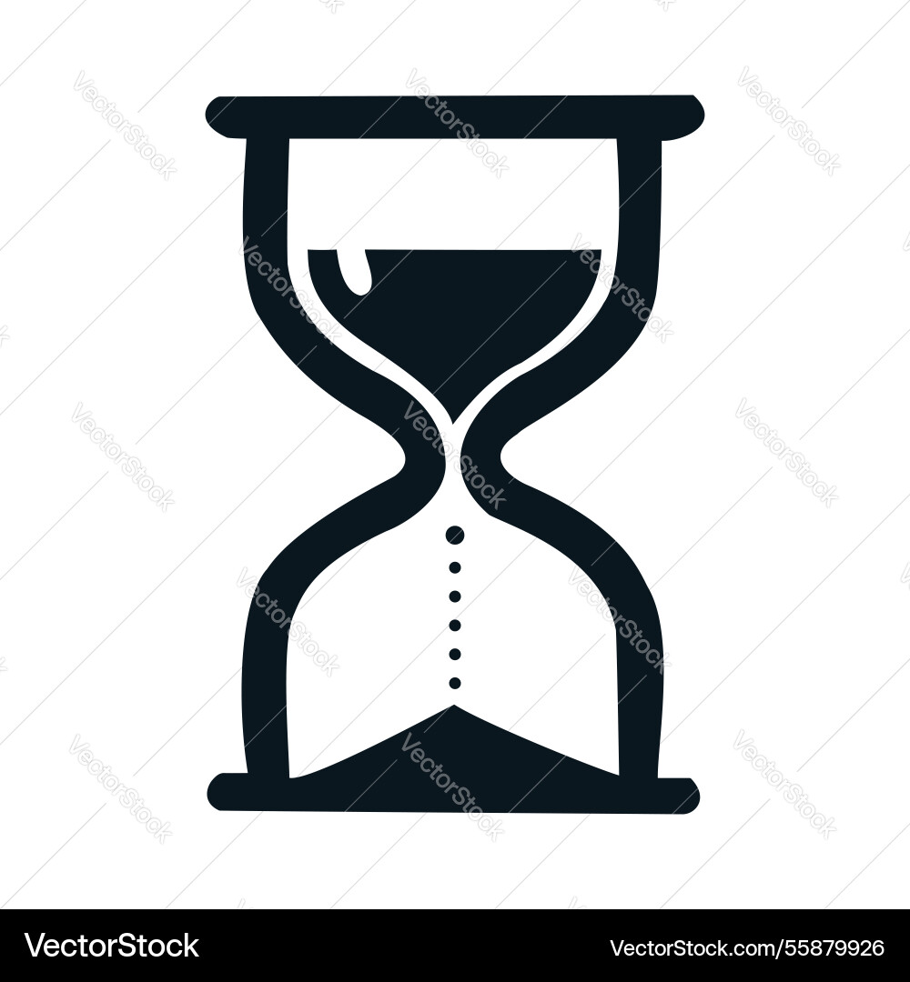 Hourglass icon Royalty Free Vector Image - VectorStock