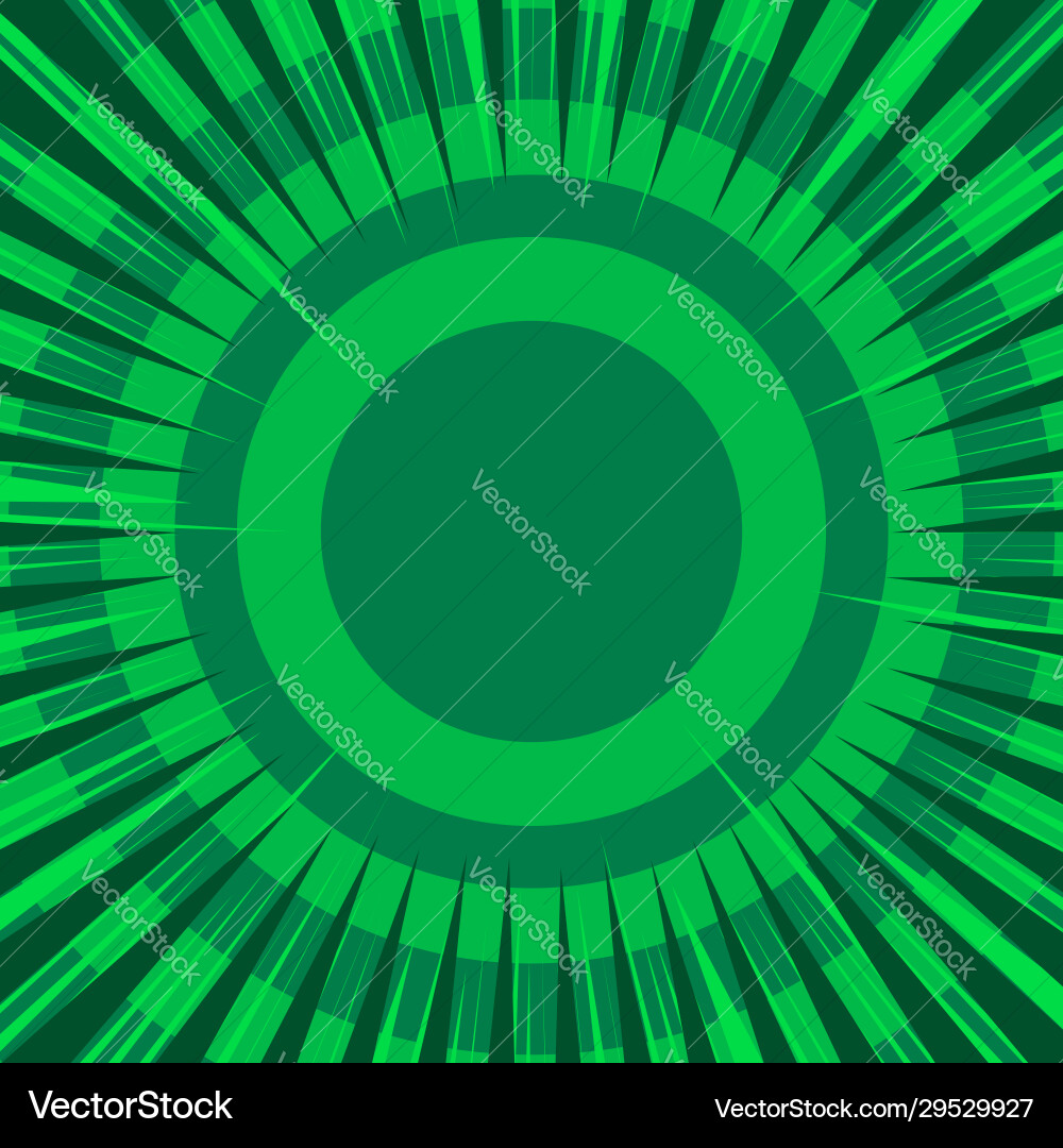 Comic abstract green concept Royalty Free Vector Image