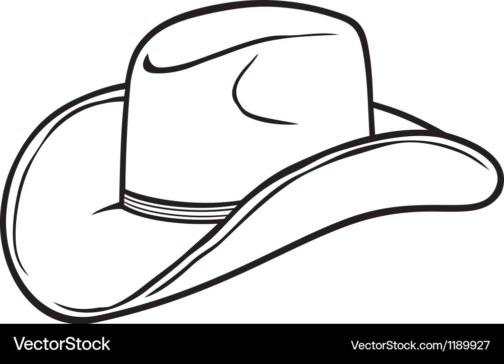 Cowboy Hat Vector Cowboy Hat Outline Vector Images (over 6,600)