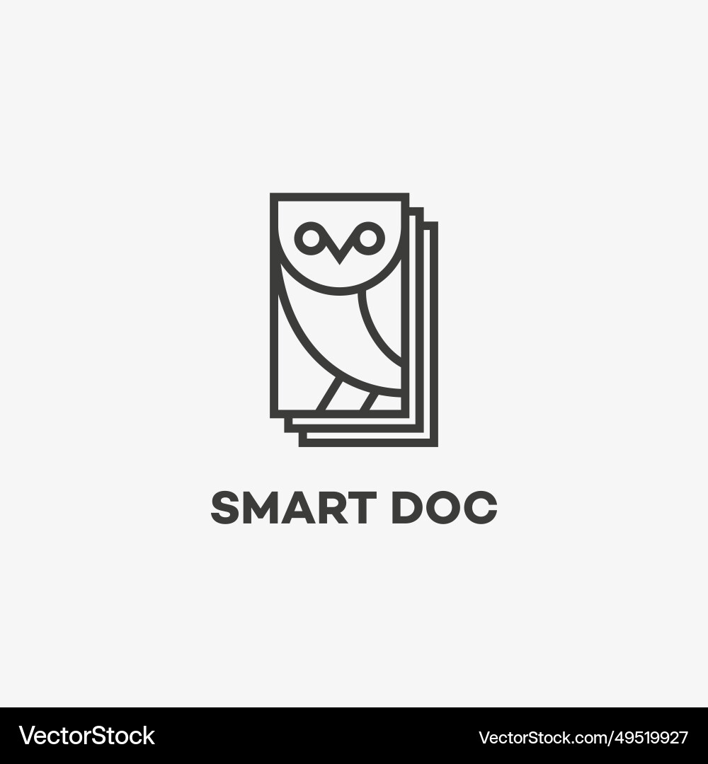Smart doc logo Royalty Free Vector Image - VectorStock