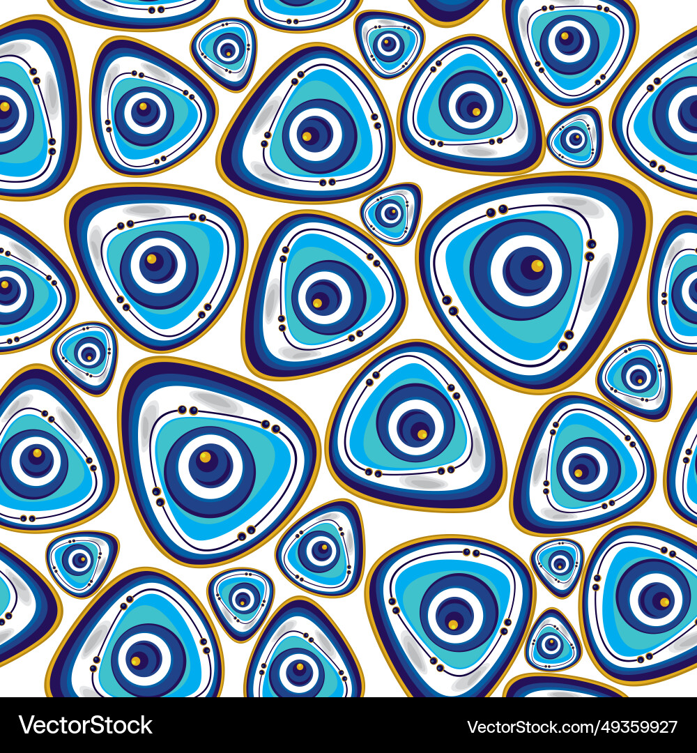 Turkish nazar background Royalty Free Vector Image