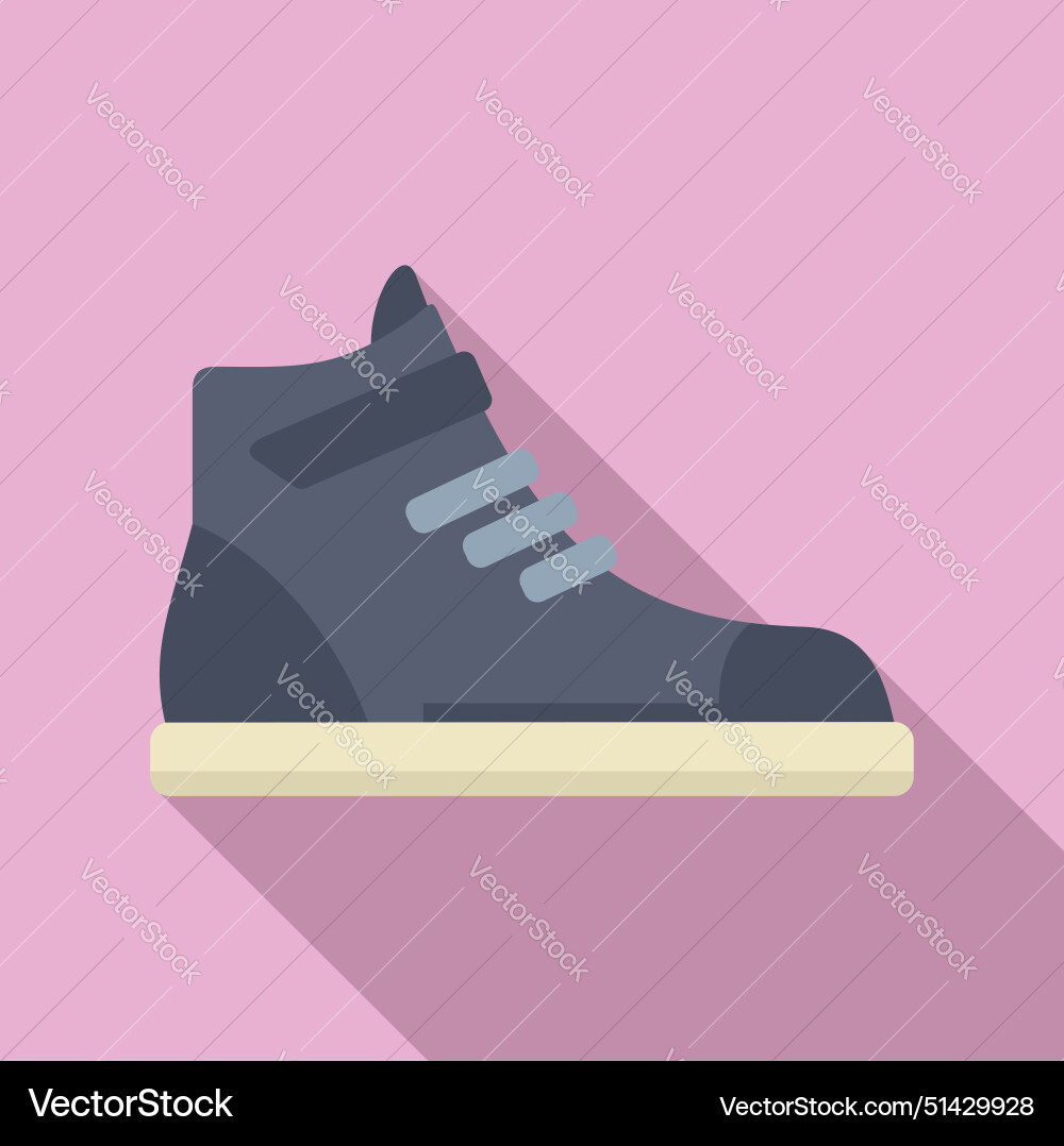 Modern sneaker flat design Royalty Free Vector Image