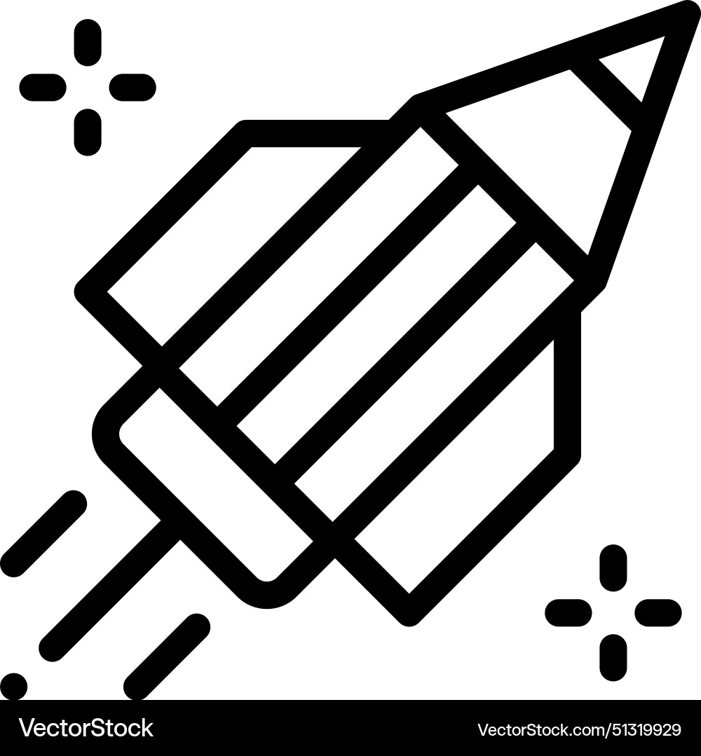 Achievement icon thin linear style design Vector Image