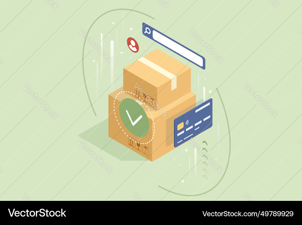 Isometric logistics and delivery free express – Royalty-Free Vector ...