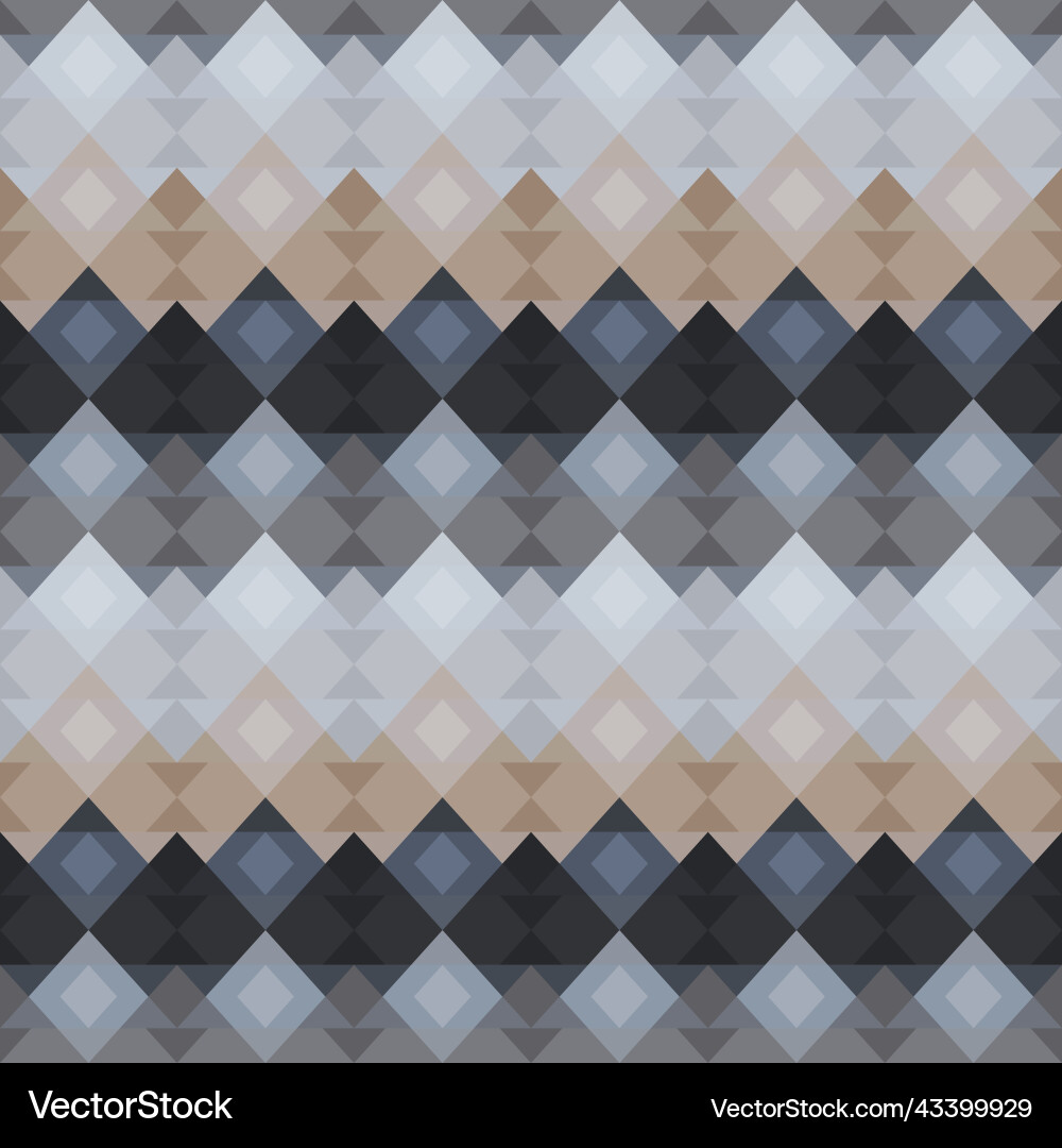 Northern triangle seamless texture Royalty Free Vector Image