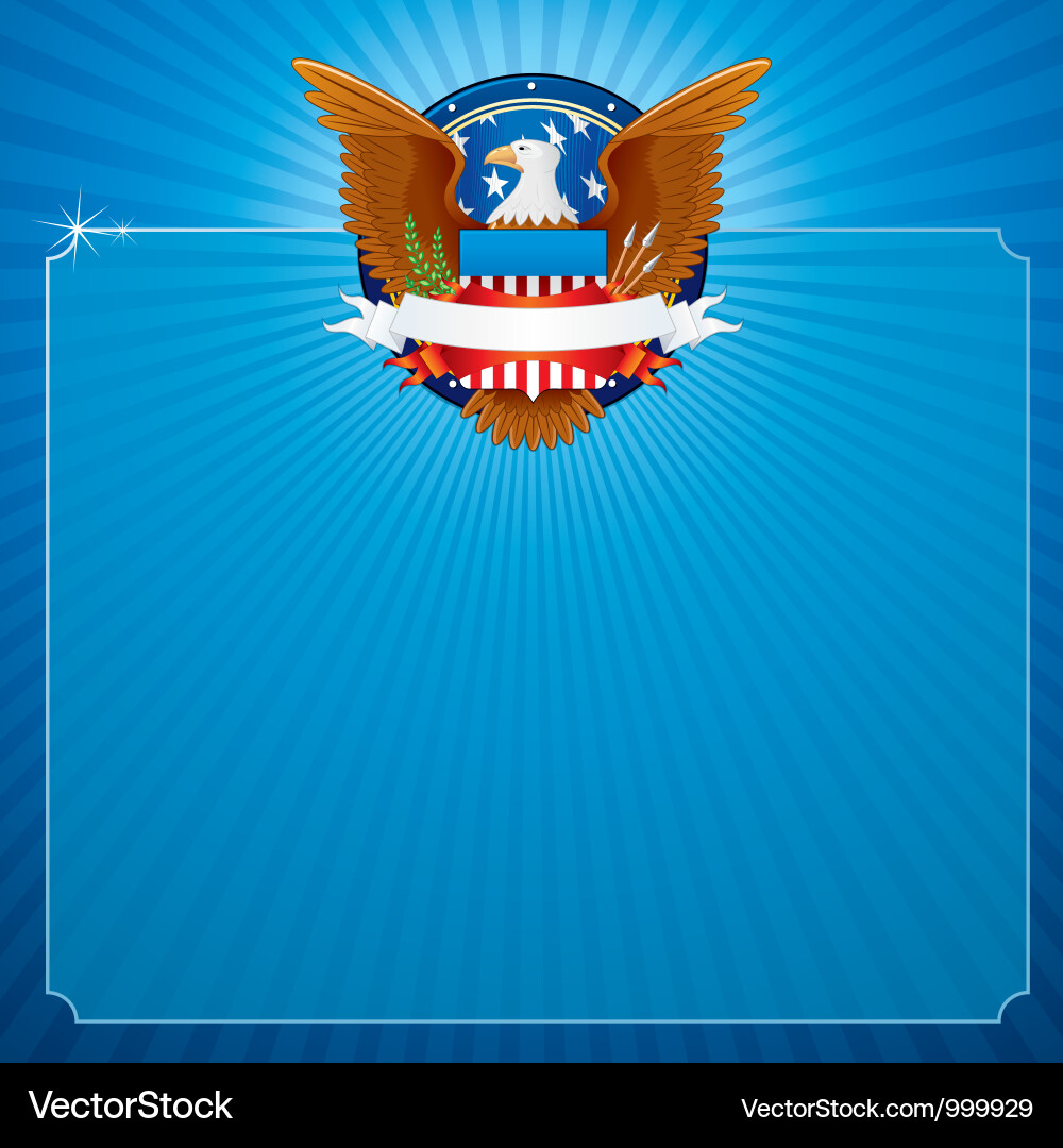 Usa poster background Royalty Free Vector Image