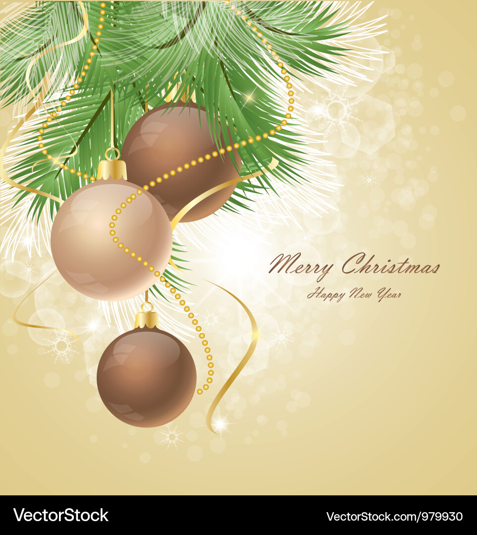 Christmas background Royalty Free Vector Image