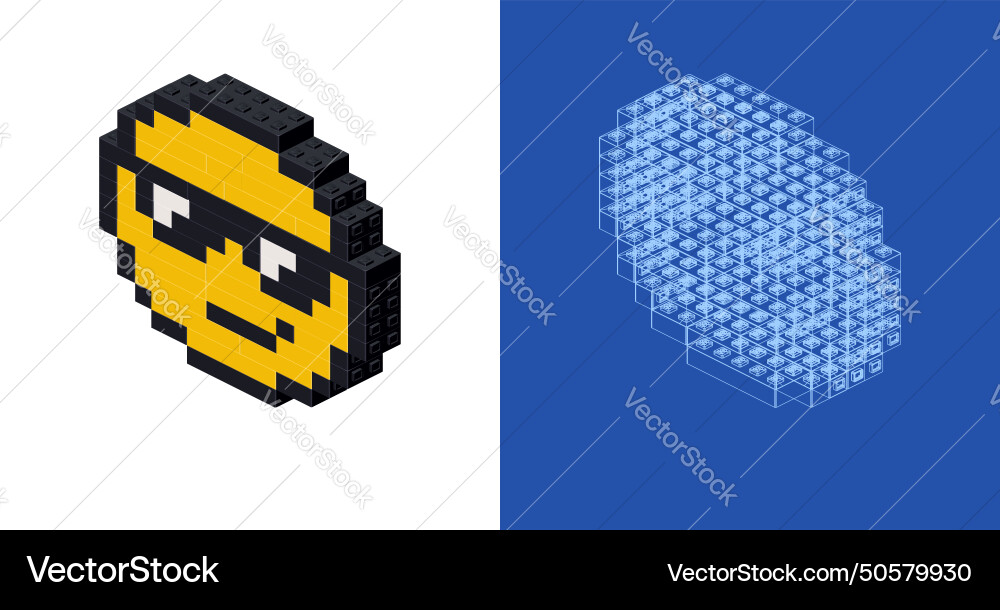 Cool smiley project for print and decoration Vector Image