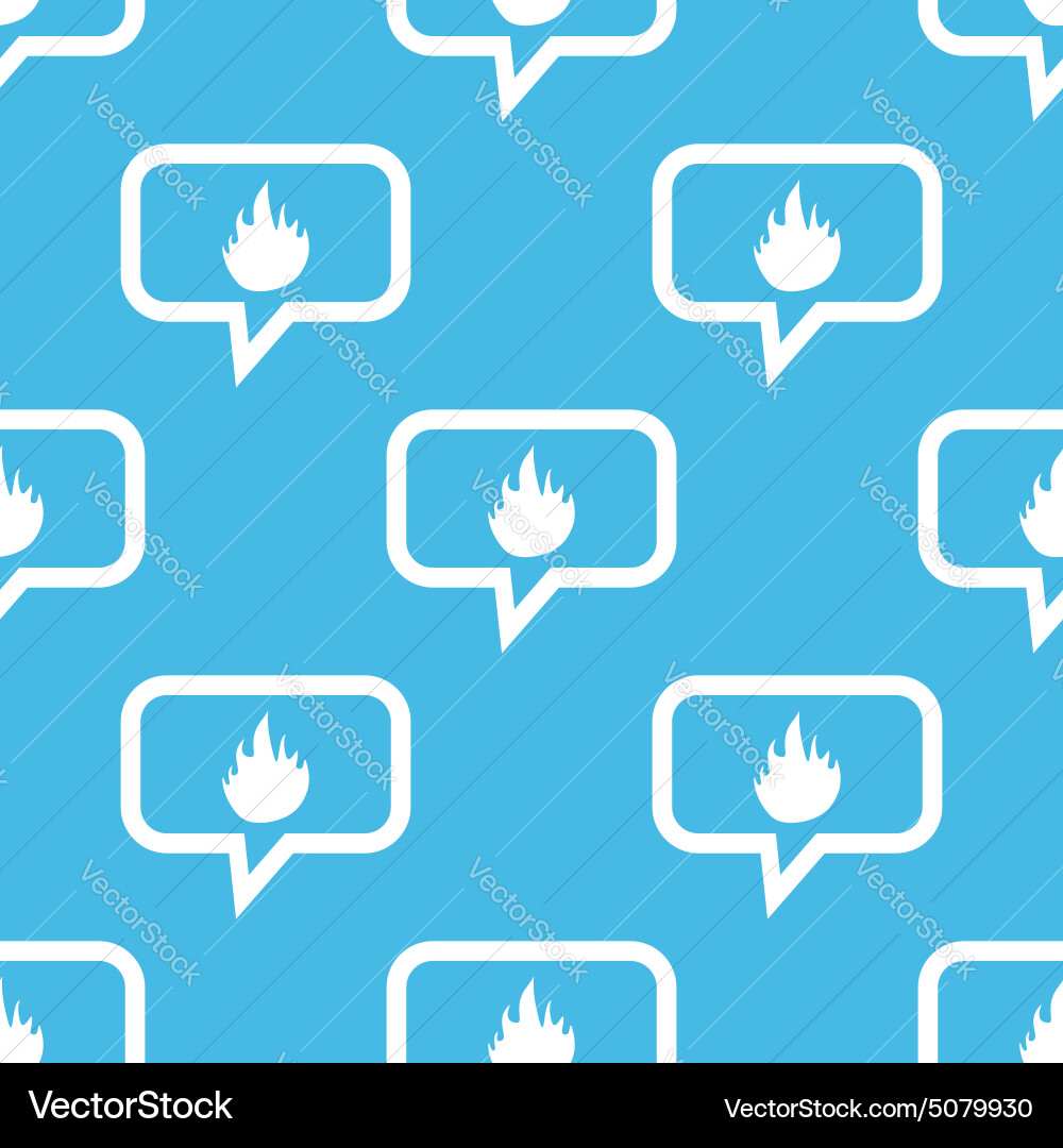Fire message pattern Royalty Free Vector Image