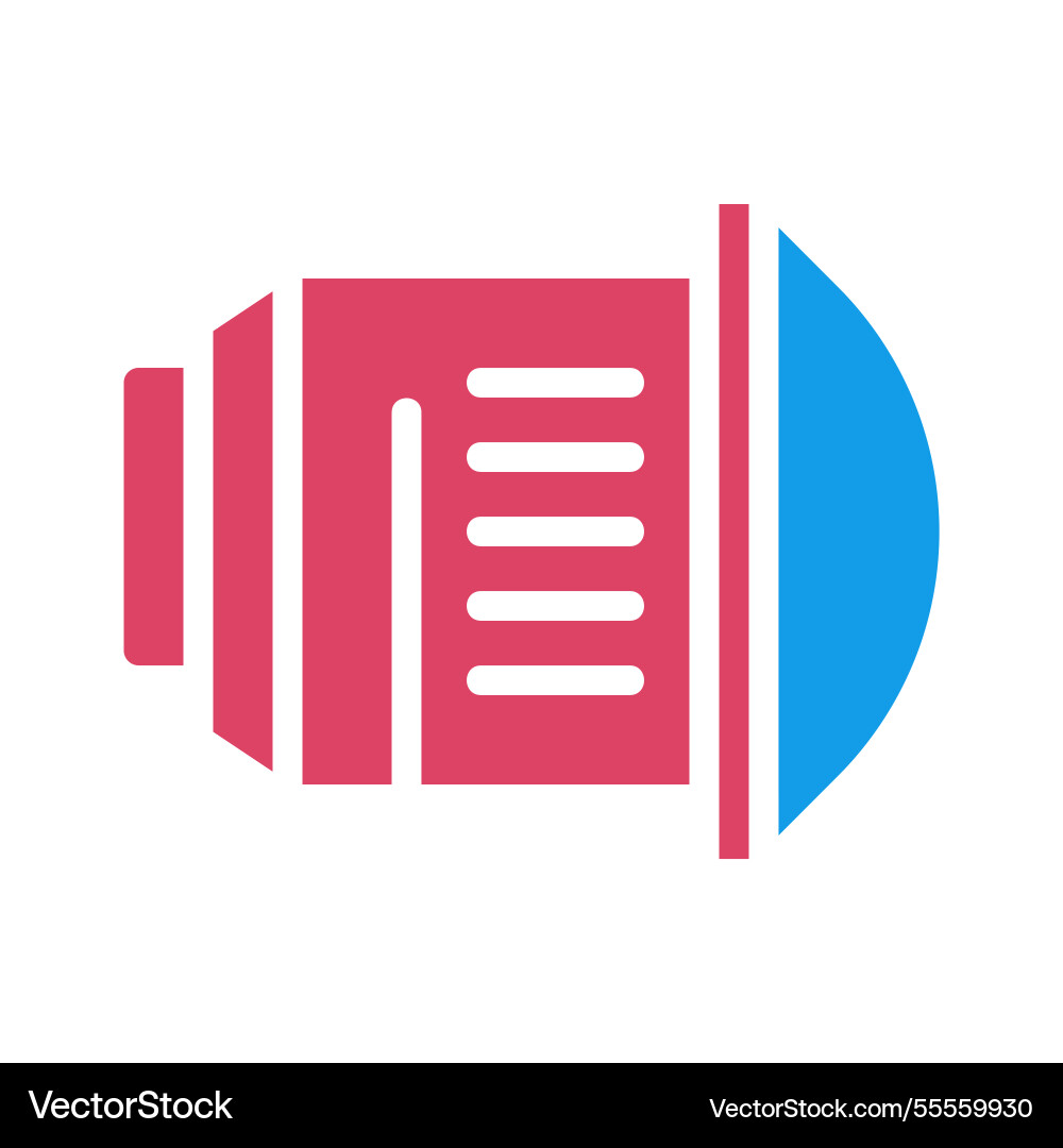 Stylized abstract cooling system Royalty Free Vector Image