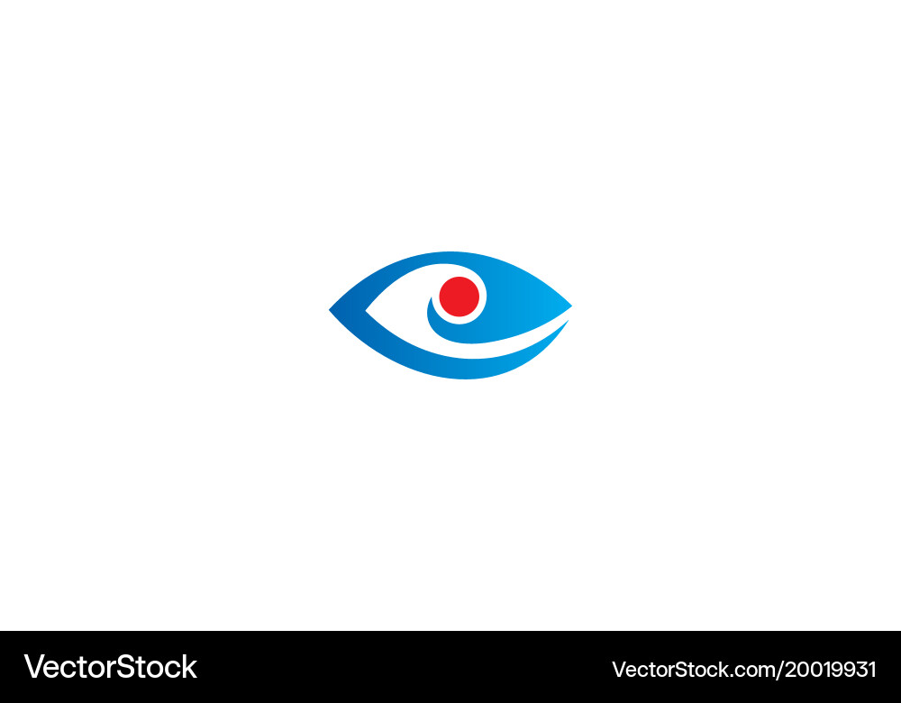 Augenoptik Logo Lizenzfreies Vektorbild - VectorStock