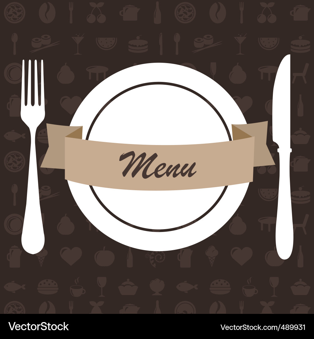 Restaurant menu Royalty Free Vector Image - VectorStock