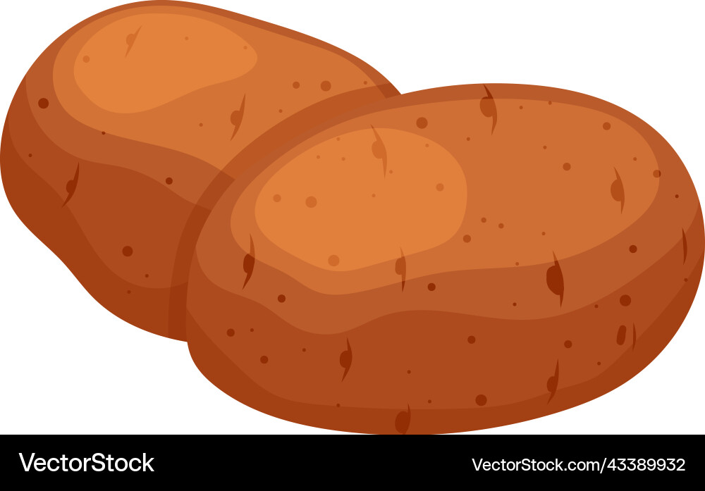 Potato vegetable cartoon Royalty Free Vector Image