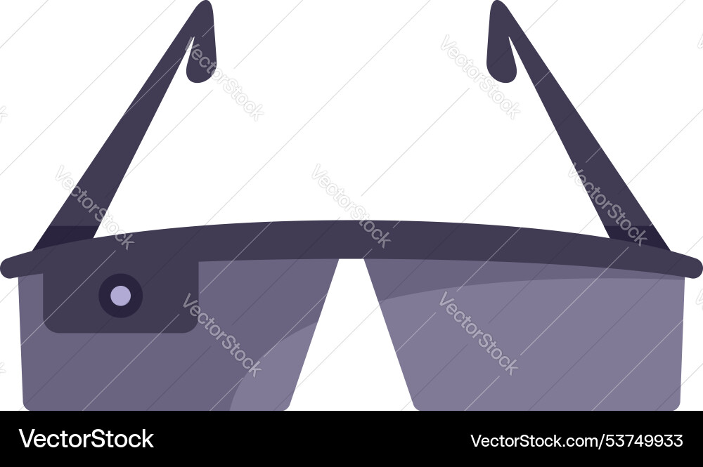 Modern smart glasses using augmented reality Vector Image