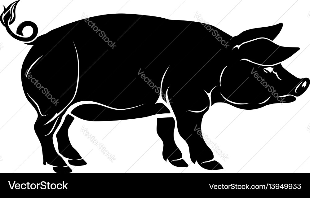 Pig Royalty Free Vector Image - VectorStock