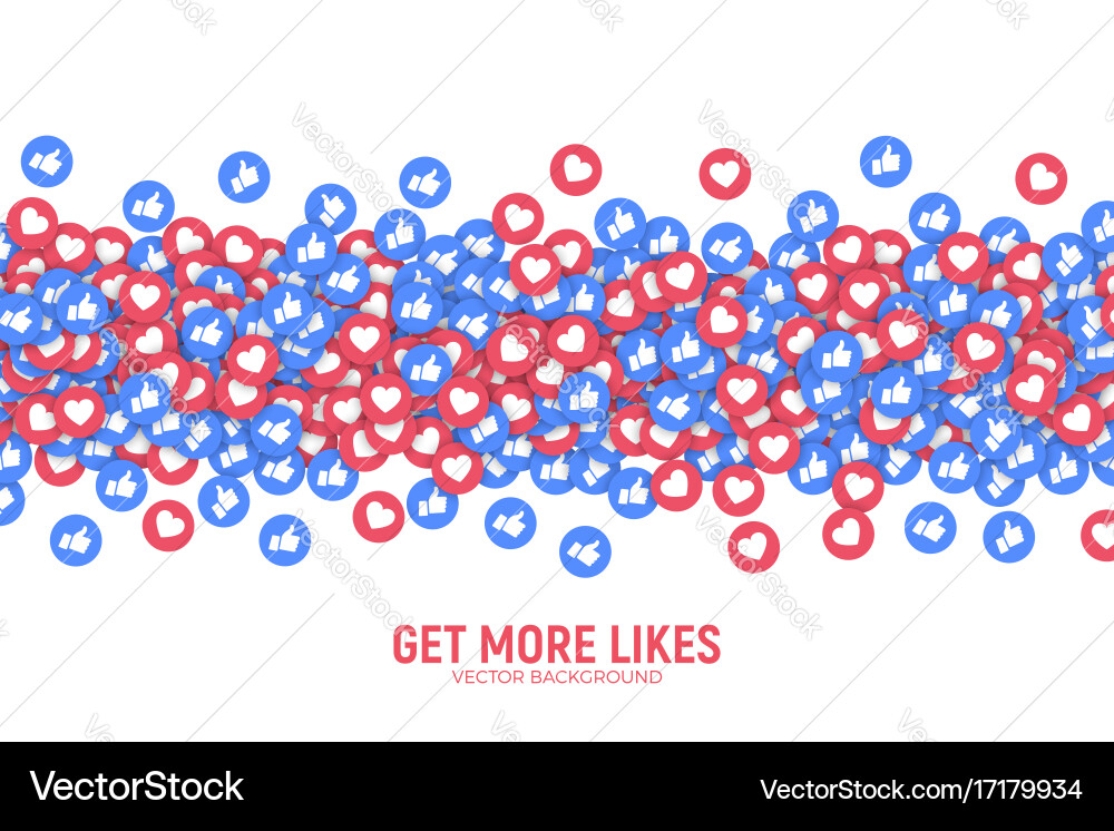 3d like icons abstract background Royalty Free Vector Image