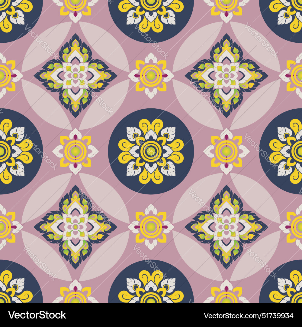Seamless pattern on a traditional asian art motif Vector Image