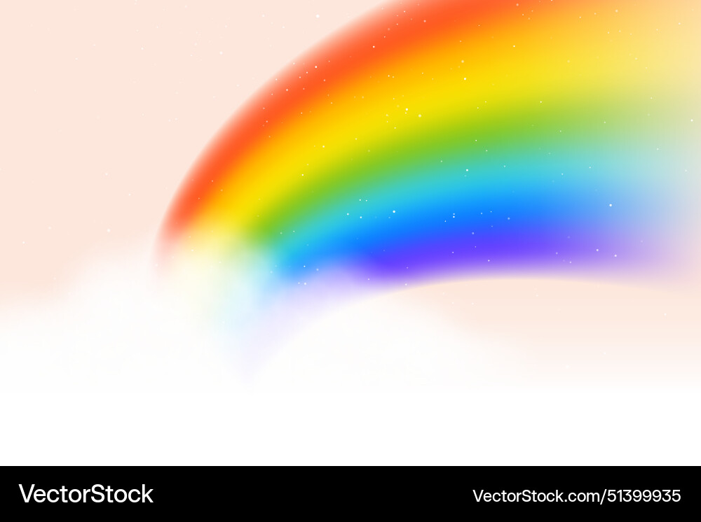 Decorative rainbow spectrum background with Vector Image