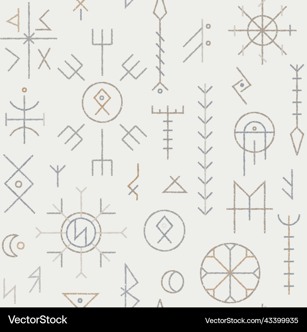 Scandinavian geometric seamless texture Royalty Free Vector