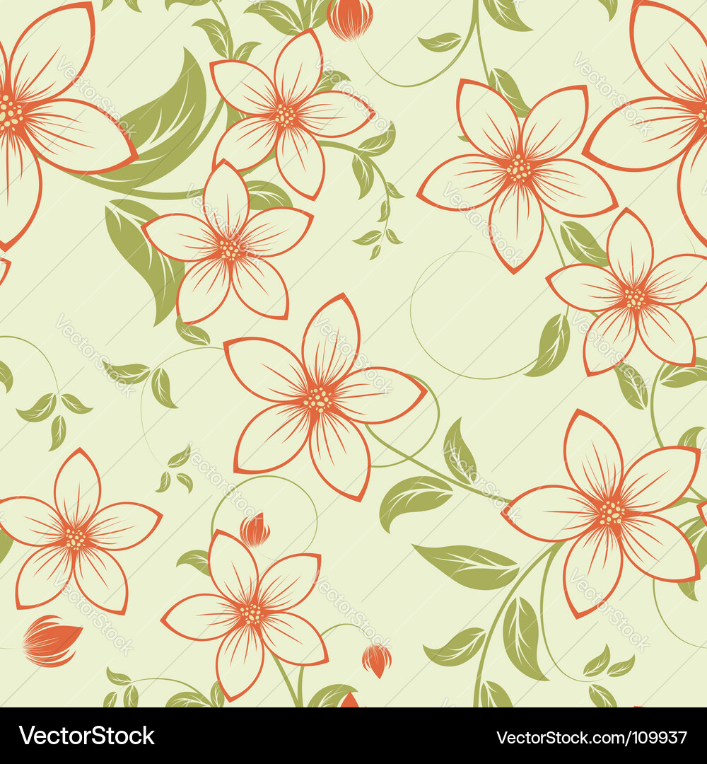 Floral background Royalty Free Vector Image - VectorStock