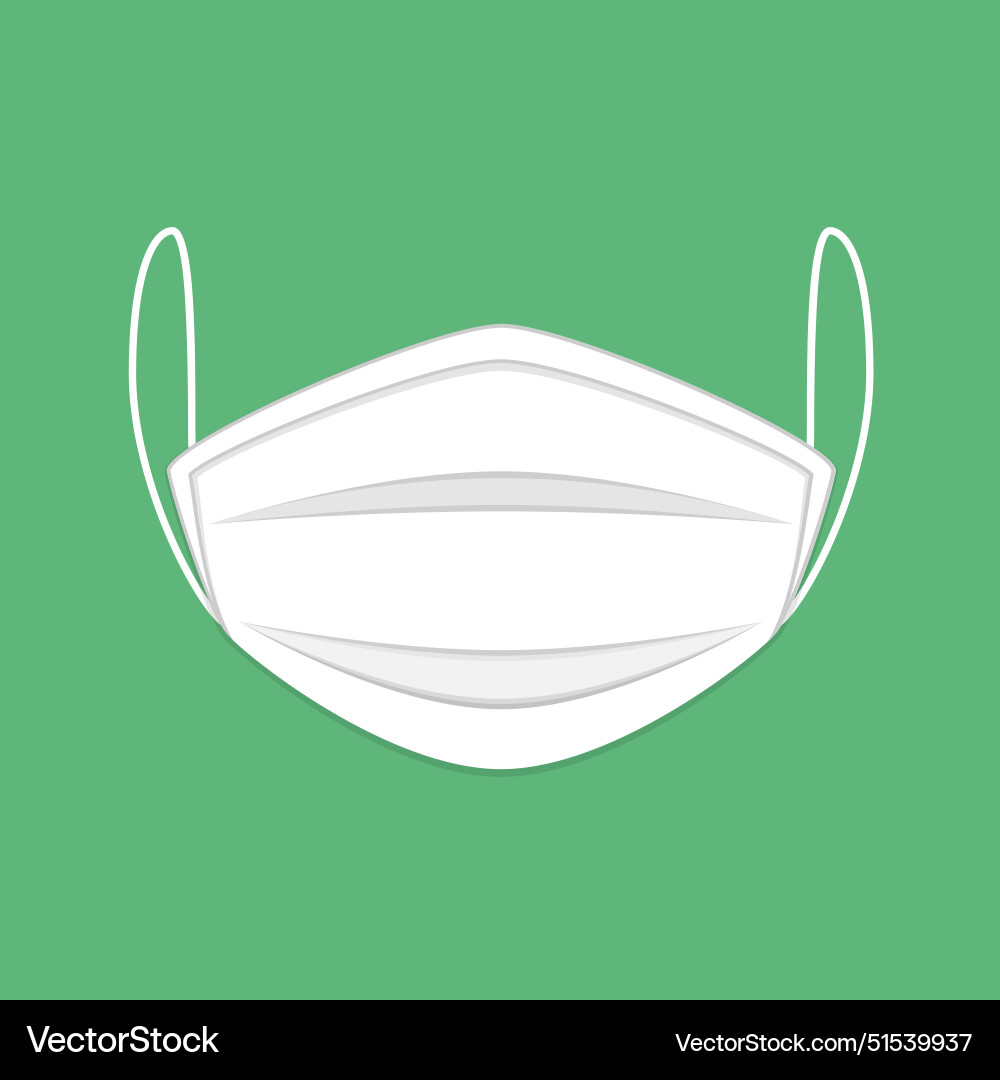 Medical or surgical face mask Royalty Free Vector Image