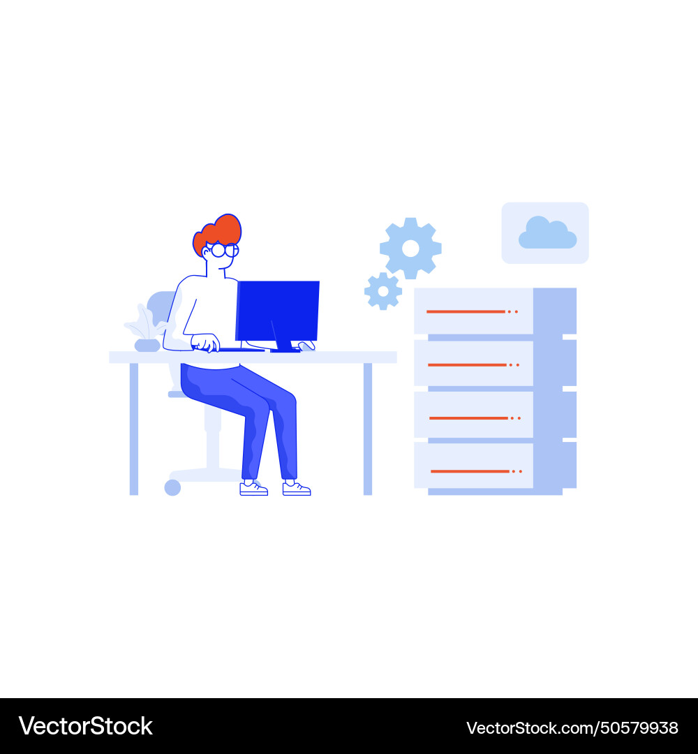 Cloud computing Royalty Free Vector Image - VectorStock