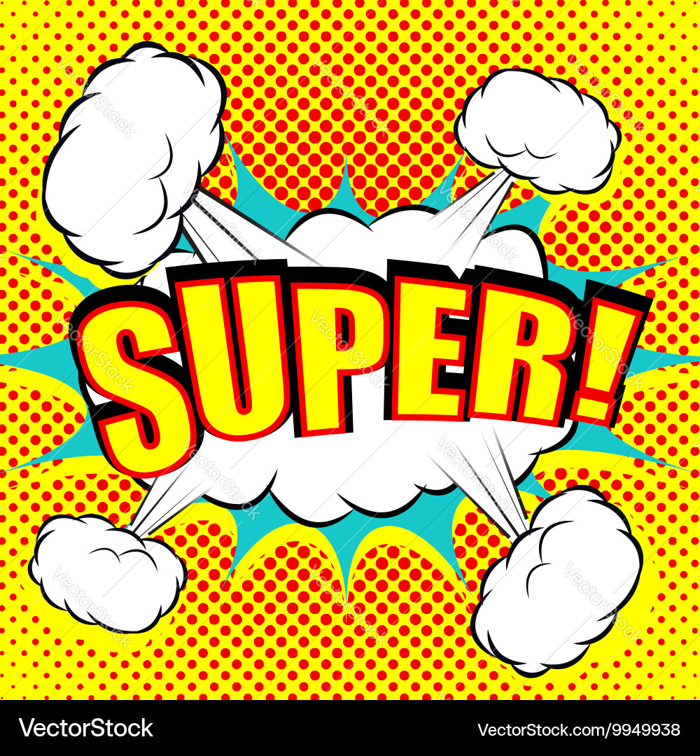 Comic Bubble Explosion Royalty Free Vector Image