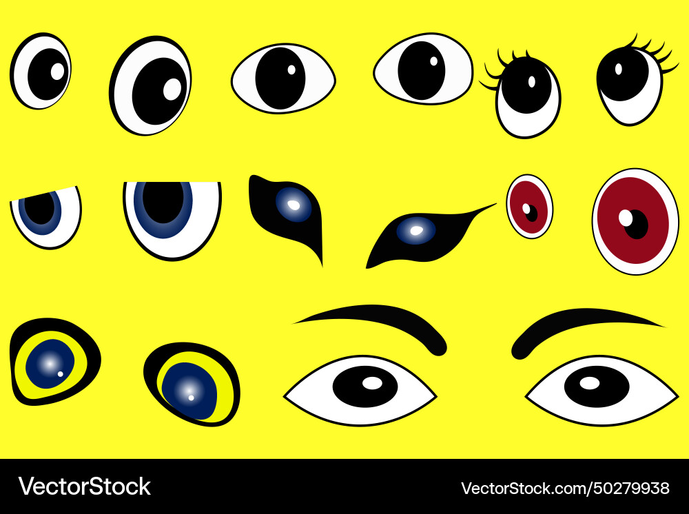 Eyes Royalty Free Vector Image - VectorStock