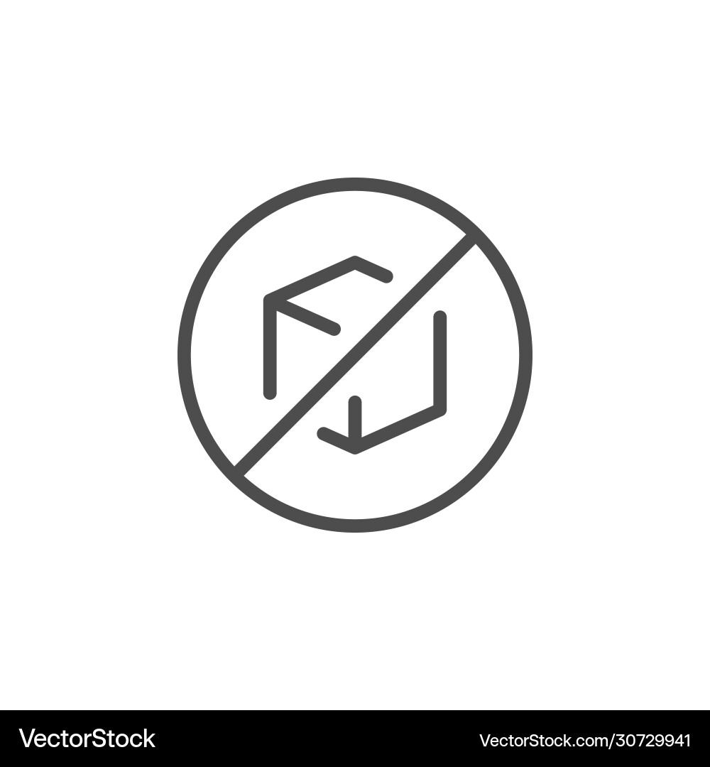 Sugar free line outline icon Royalty Free Vector Image