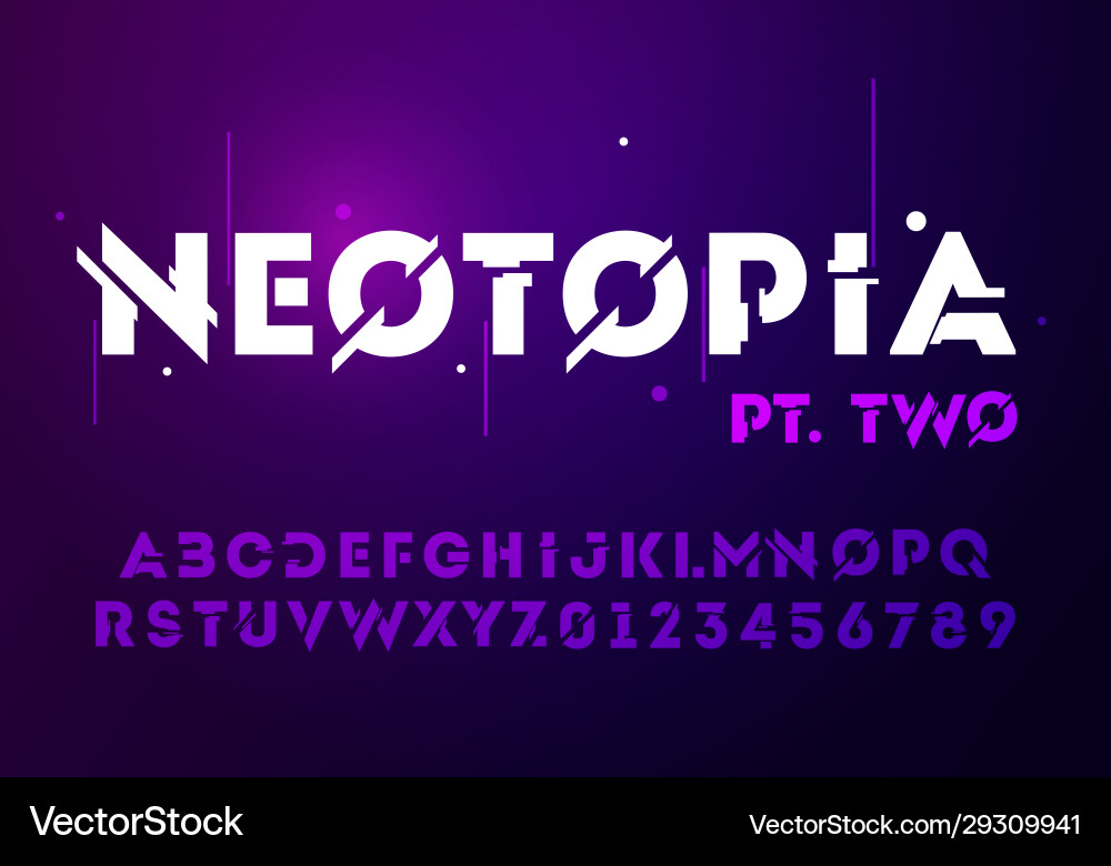 Robotic Font Vector Images (over 3,100)