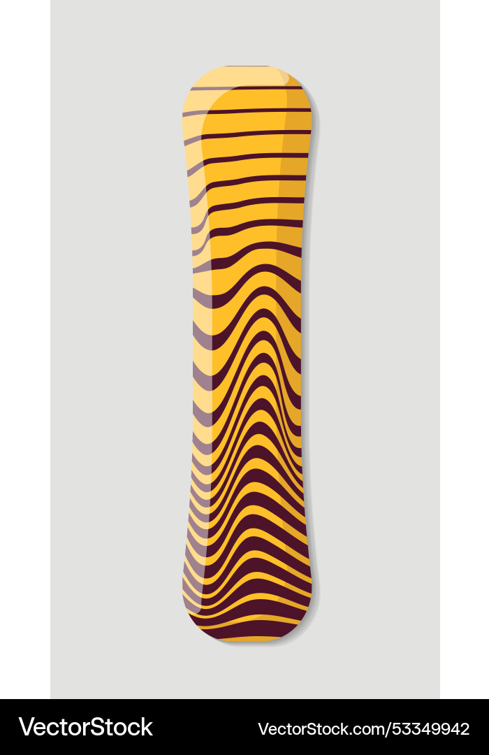 Colorful snowboard concept snow board Royalty Free Vector