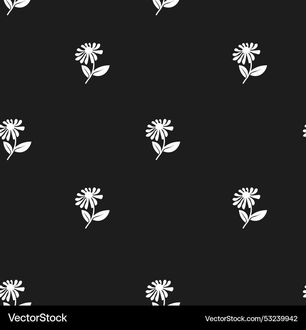 Dainty flower seamless pattern Royalty Free Vector Image