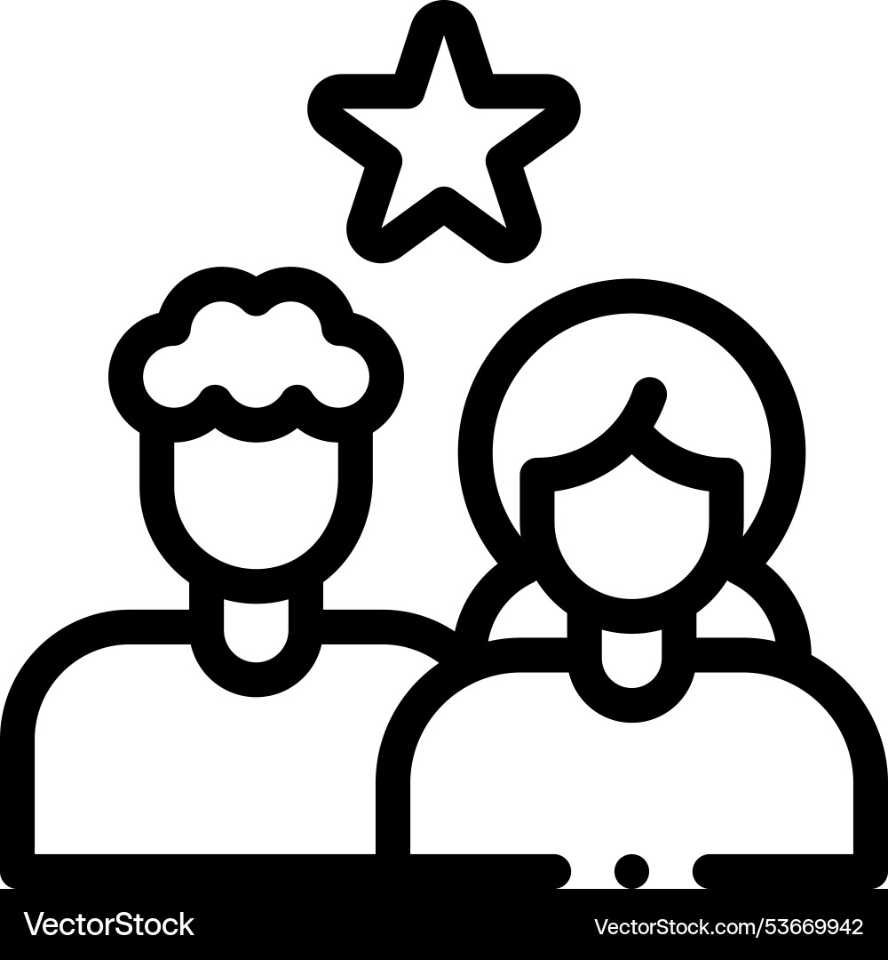 Fan icon thin linear style design isolated on Vector Image