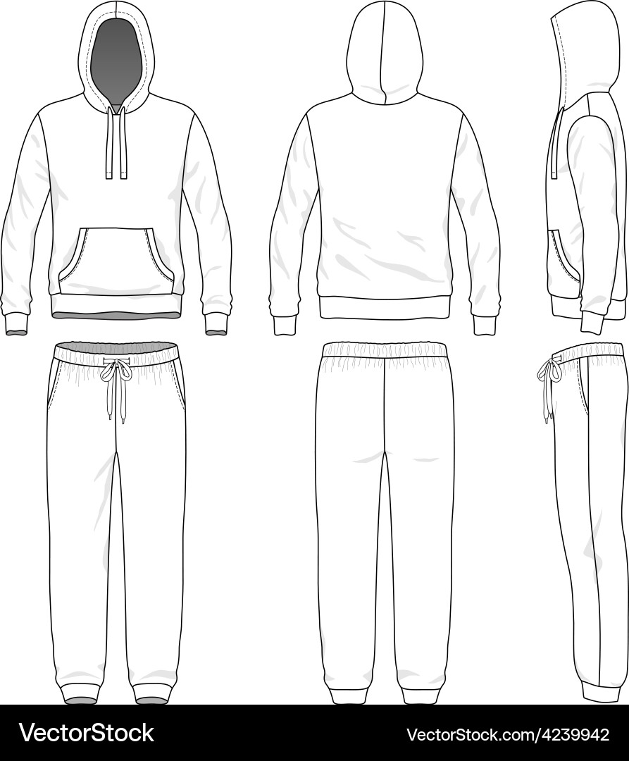 Sweat suit Royalty Free Vector Image - VectorStock
