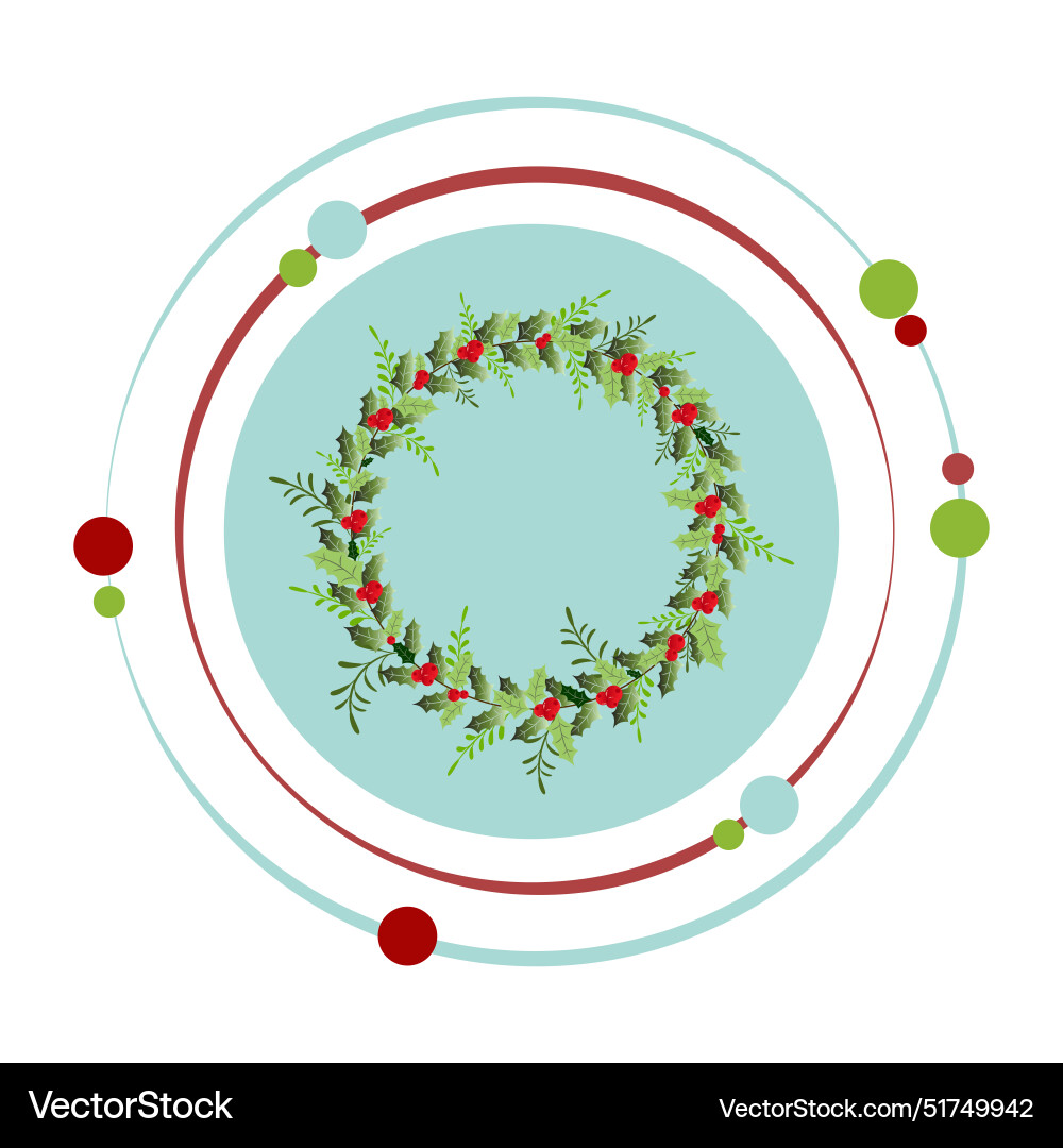 Wreath icon Royalty Free Vector Image - VectorStock