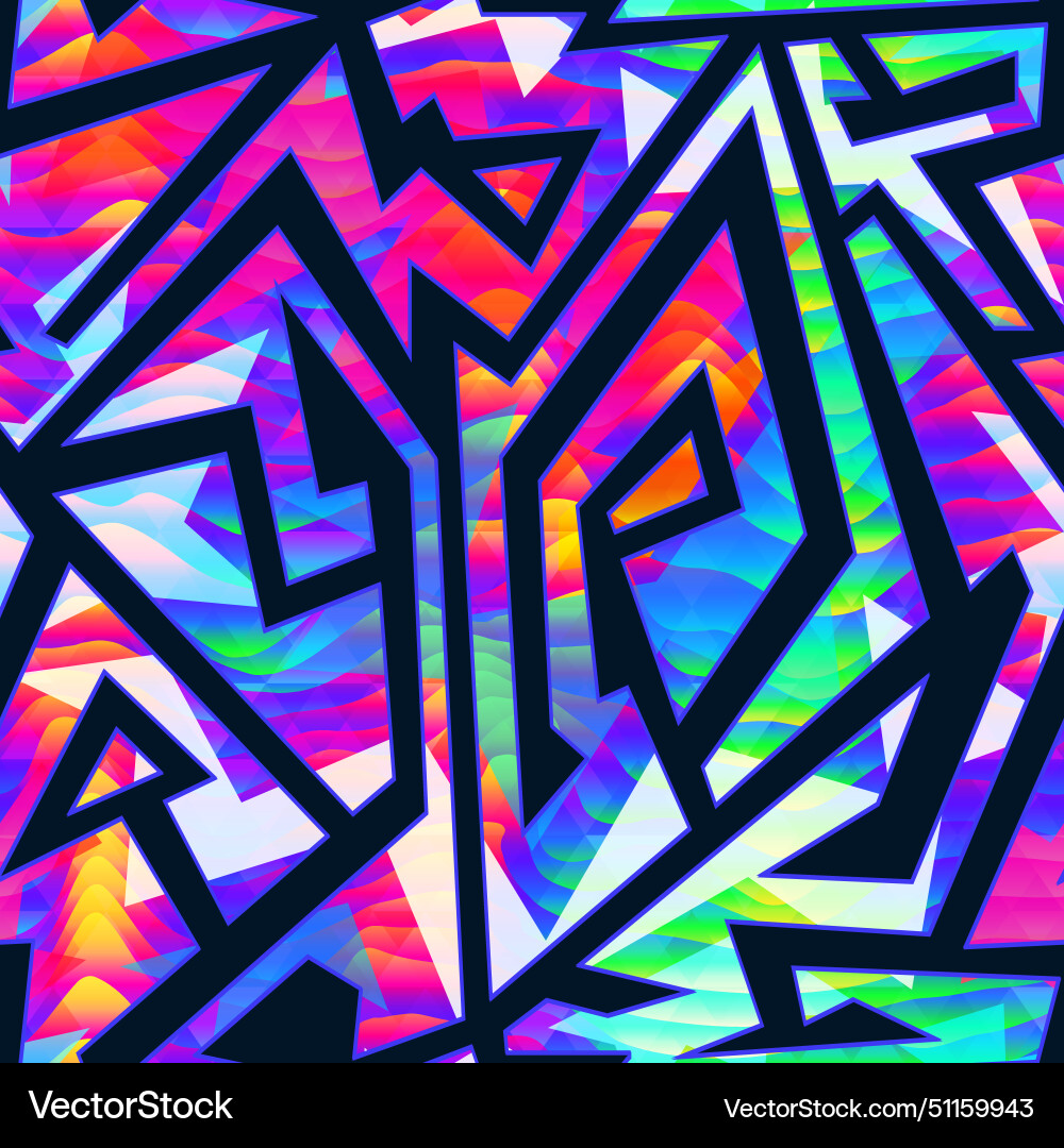 Colorful geometric seamless pattern Royalty Free Vector