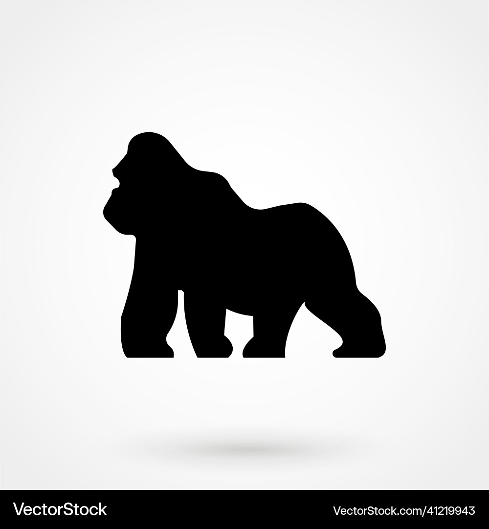 Gorilla Royalty Free Vector Image - VectorStock