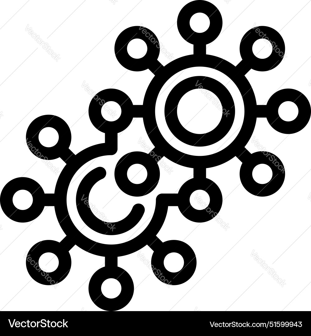 Network hub connecting nodes representing data Vector Image Network hub connecting nodes representing data Vector Image