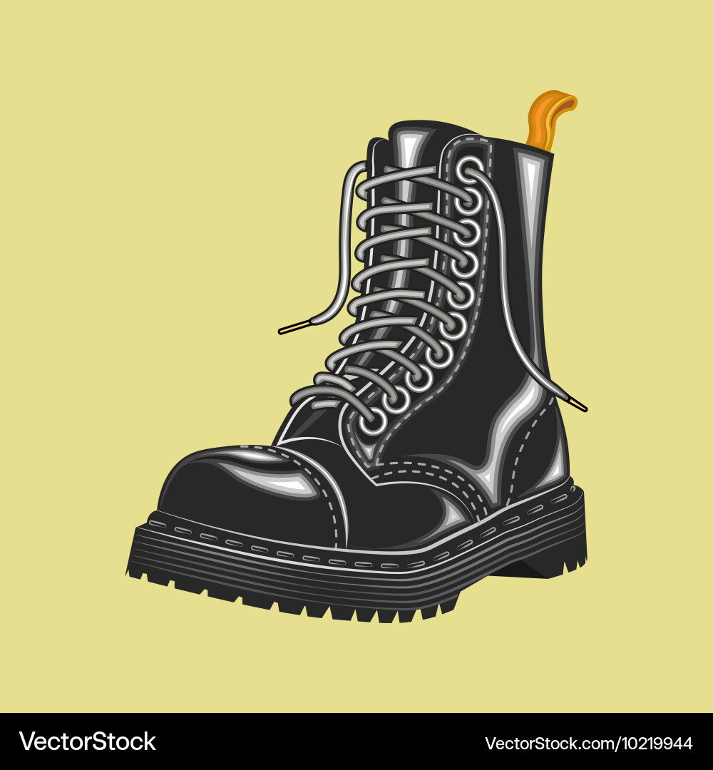 Boot creative design elements great quality Vector Image