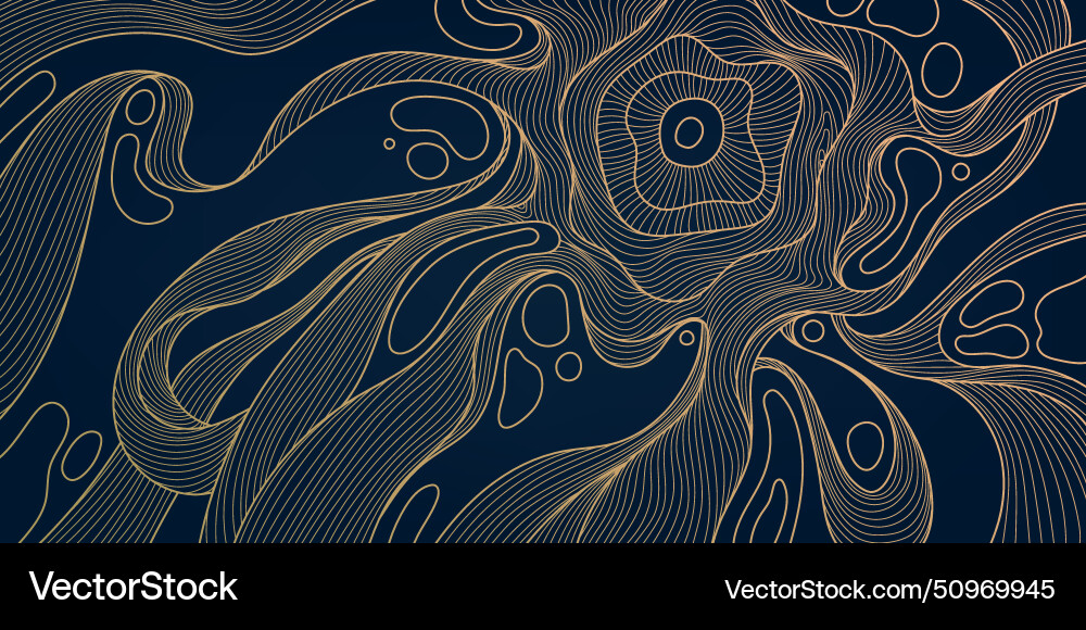 Abstract marble line graphic cell organic Vector Image