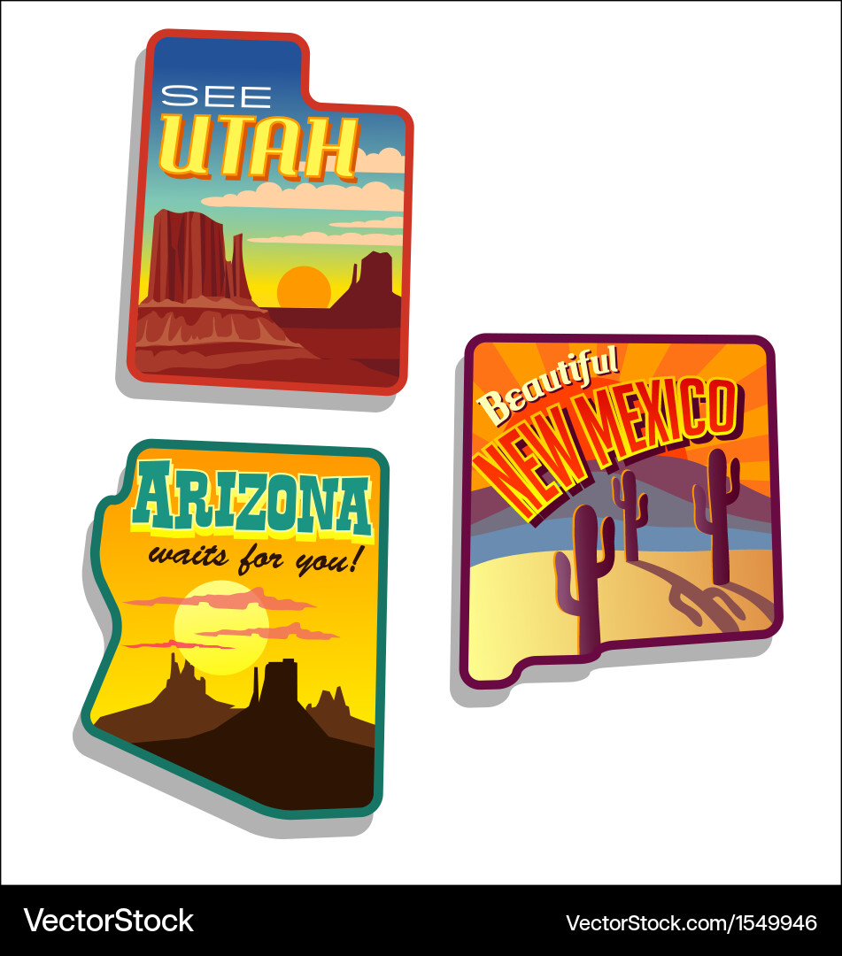 New Mexico State Shape Vector Images (over 460)