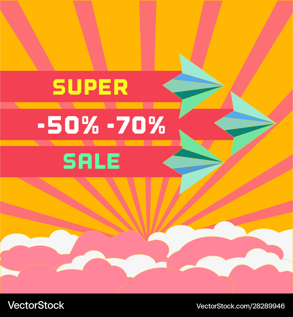 Super Sale Advertisement Vector Images (over 33,000)