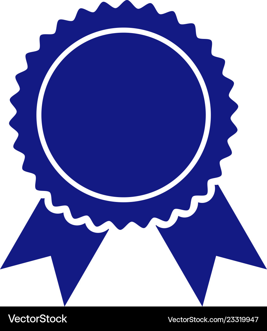 Certificate seal icon Royalty Free Vector Image