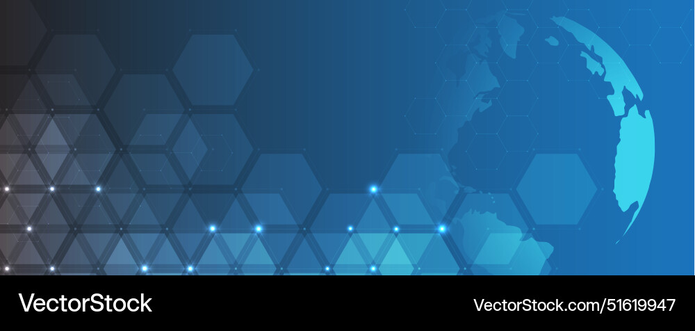 Concept for new technology corporate business Vector Image