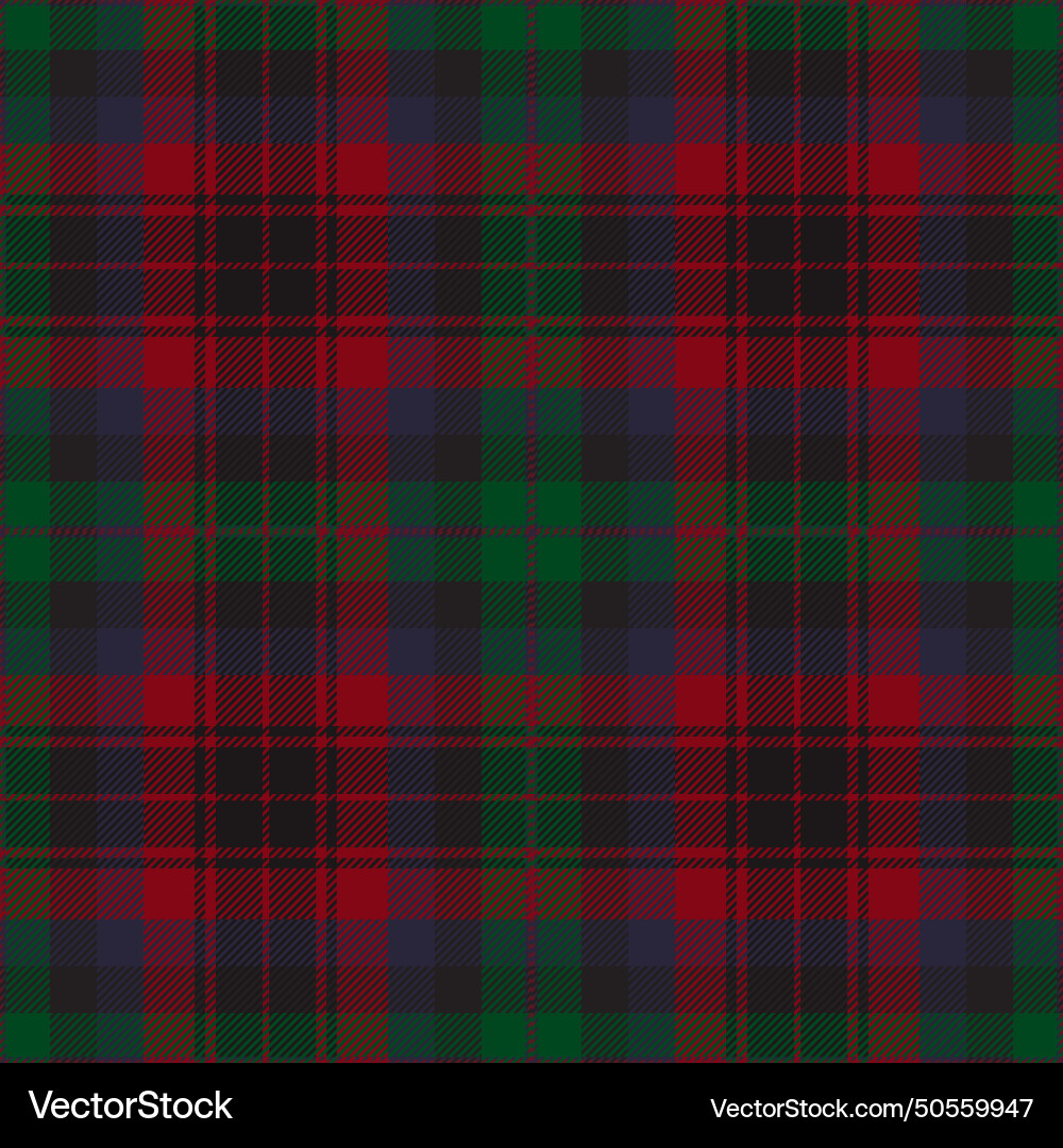 Red green blue tartan plaid pattern Royalty Free Vector